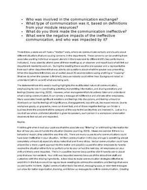 Module Three Leadership Map - Module Three: Leadership Map SNHU BUS ...