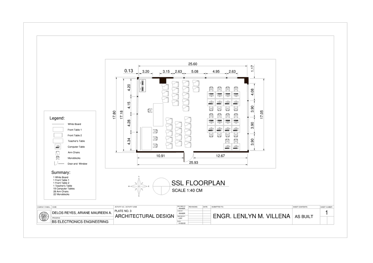 Amadr Plate 3 Floorplan - DELOS REYES, ARIANE MAUREEN A. COMPANY SYMBOL ...