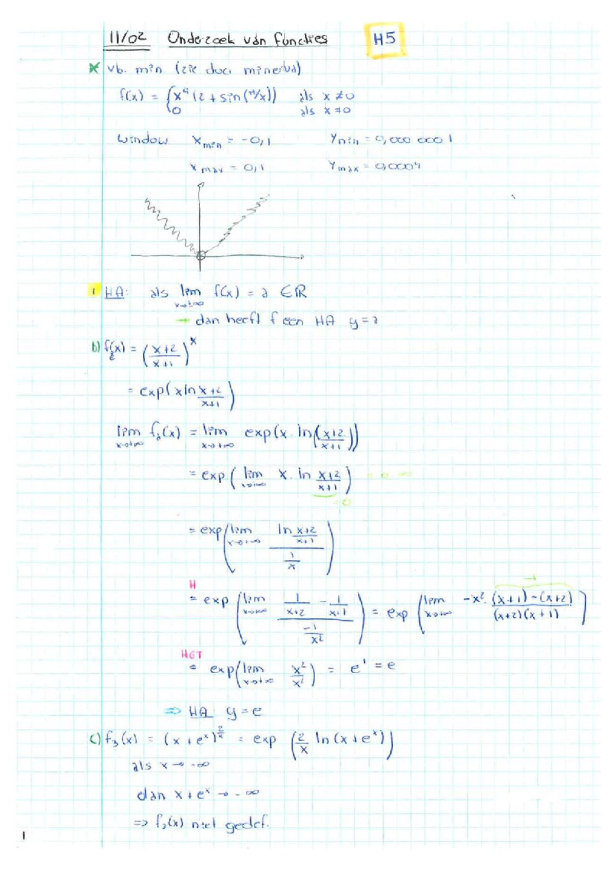 Opl oef wis 1B - Wiskunde IB - Studocu