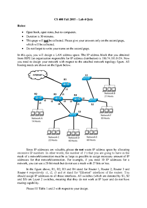CS408-Computer Networks Spring 2024 Syllabus - Syllabus: CS408 – Computer Networks Kürşat ...