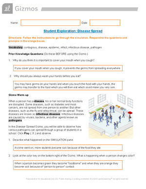 Modeling a Prairie Ecosystem Lab Gizmos Answer Key - Name: NAME_ Period ...
