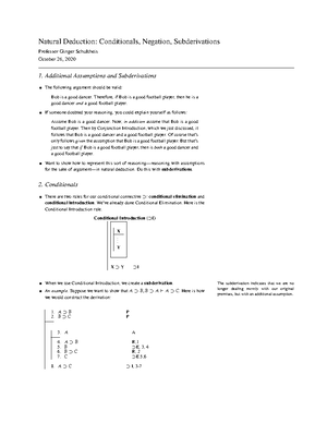 Handout 4 semantics of SL - The Semantics of Sentence Logic Professor Ginger Schultheis October ...