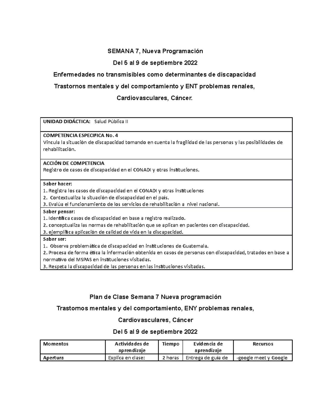 Semana 7 Nueva Programación - SEMANA 7, Nueva Programación Del 5 al 9 de septiembre 2022 - Studocu