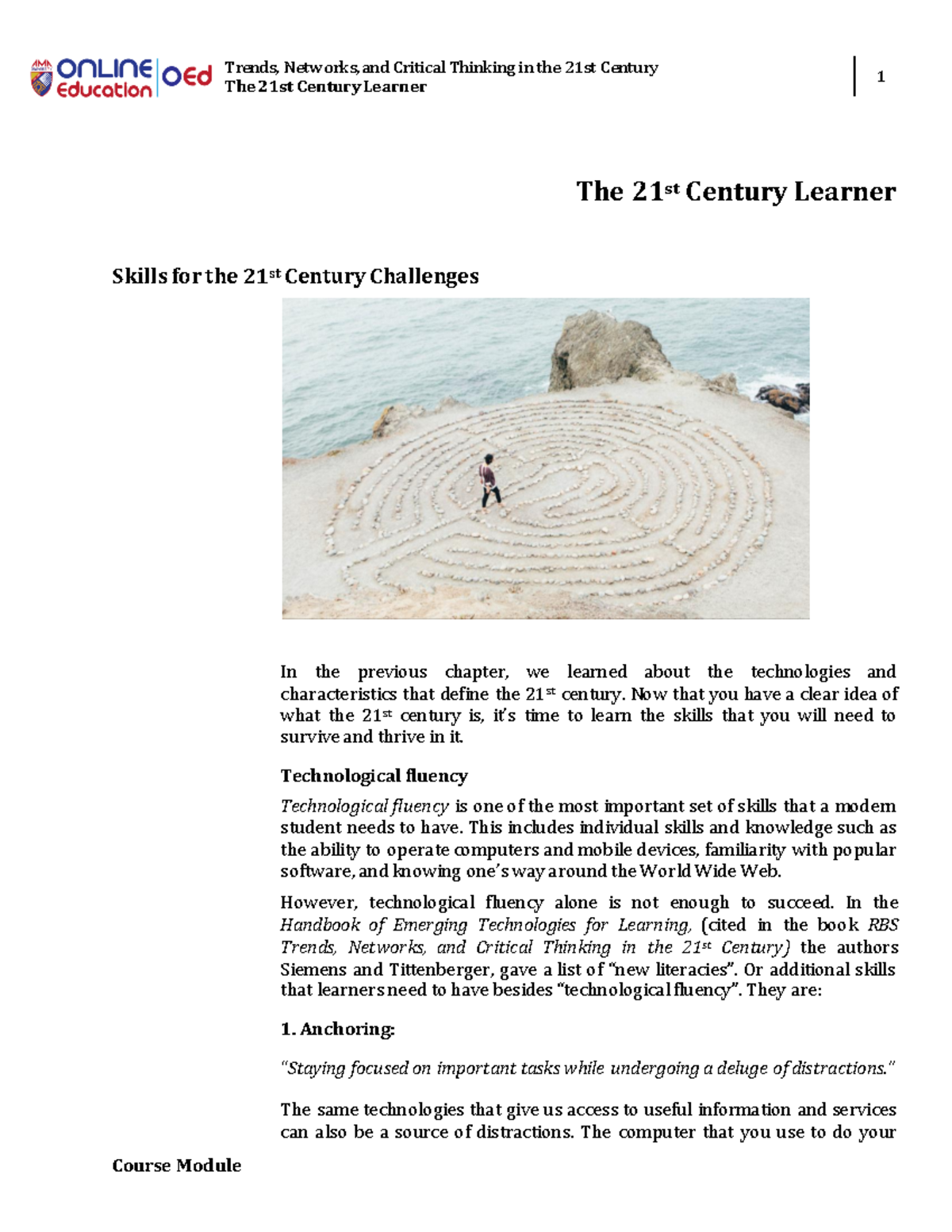 Week 002-Module The 21st Century Learner - Trends, Networks, and ...