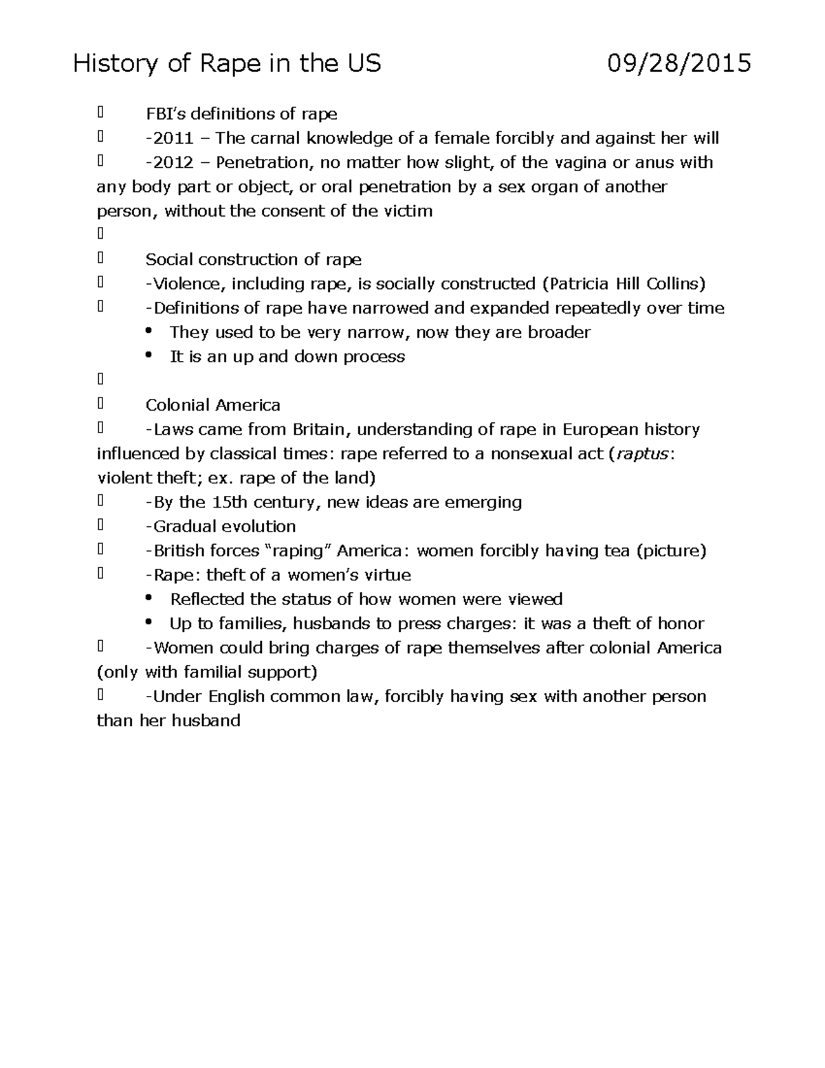 History of Rape in the US - rape of the land) the 15th century, new ...
