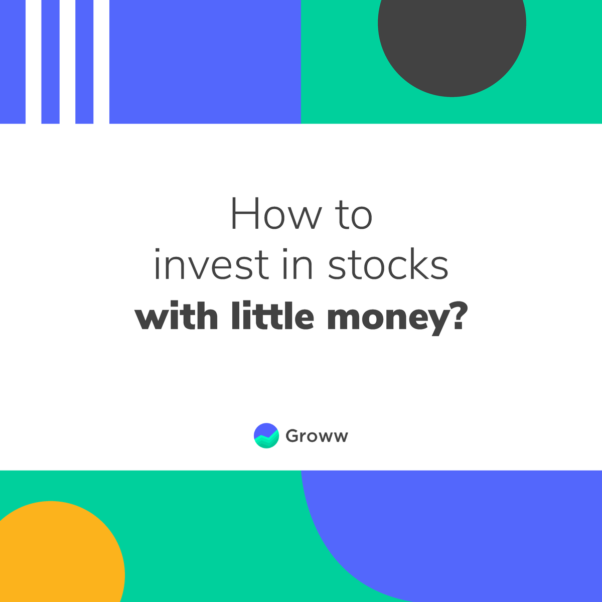 How to invest in stocks with little money groww - How to invest in ...