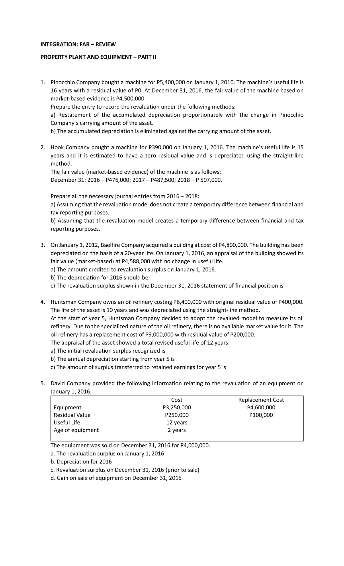 PPE-Part-II - PPE-Part-II PPE-Part-II - INTEGRATION: FAR – REVIEW ...