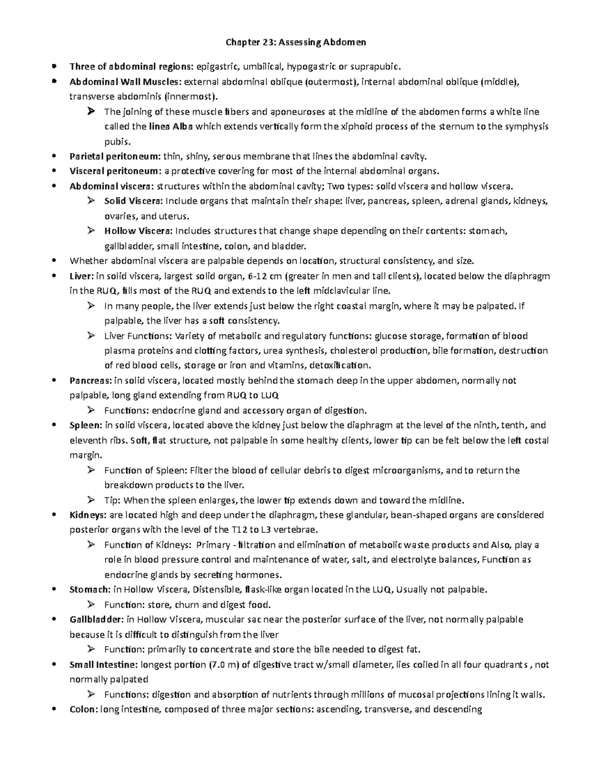 main points for fundamentals. A compilation of high-yield NCLEX topics ...