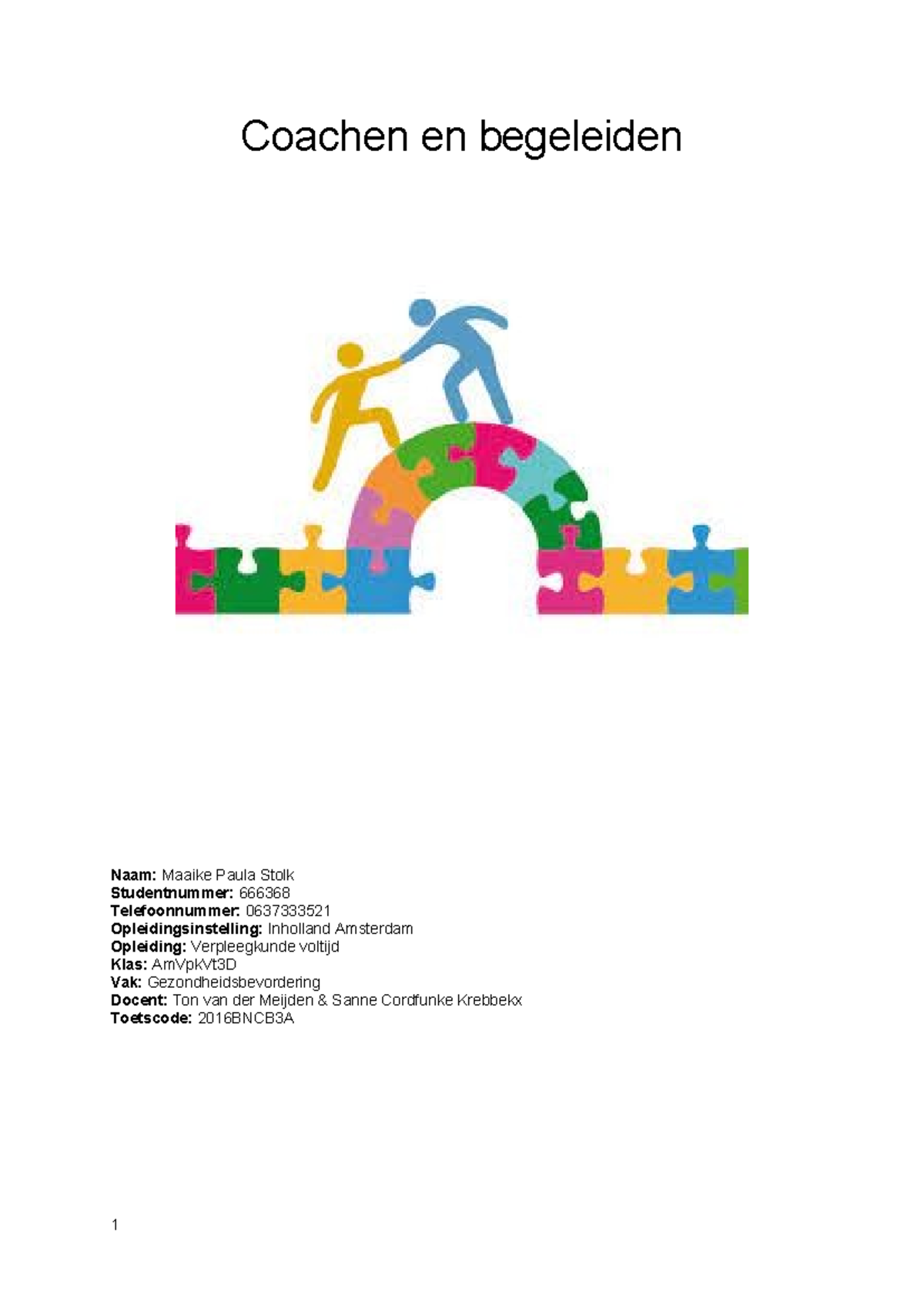 Coachen en begeleiden project verantwoording definitief jaar 3 ...