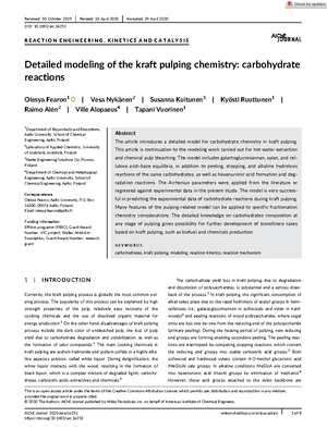 Basics of Kraft Pulping - Lignin Wood is composed of many chemical ...