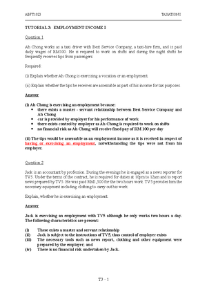 Tutorial 9A-Business Expenses - Question 1 Miss Enterprise operates a ...