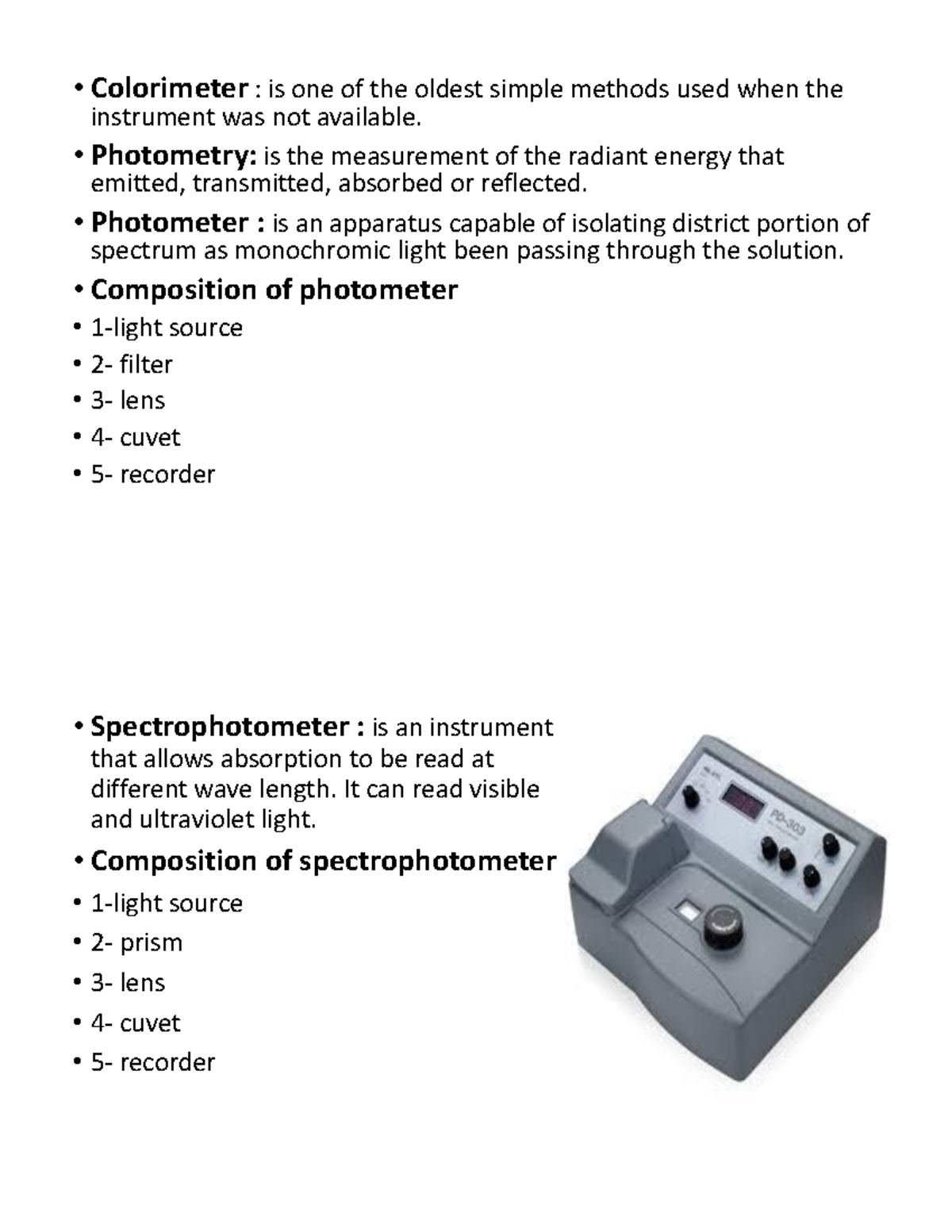 Colorimeter Easy Definition at Mike Fahey blog
