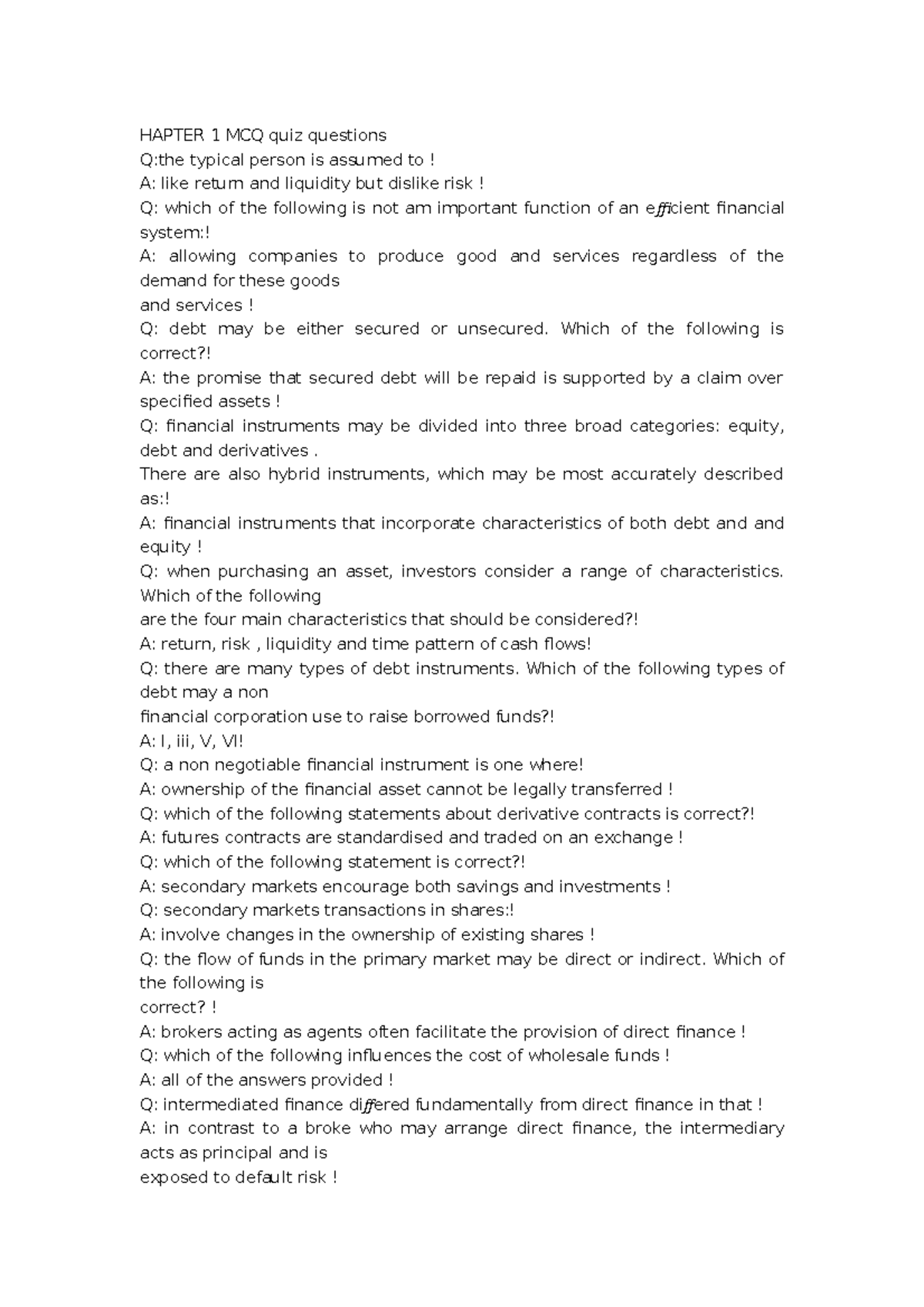 C1 practice materials answers it's useful for anyone taking this class ...