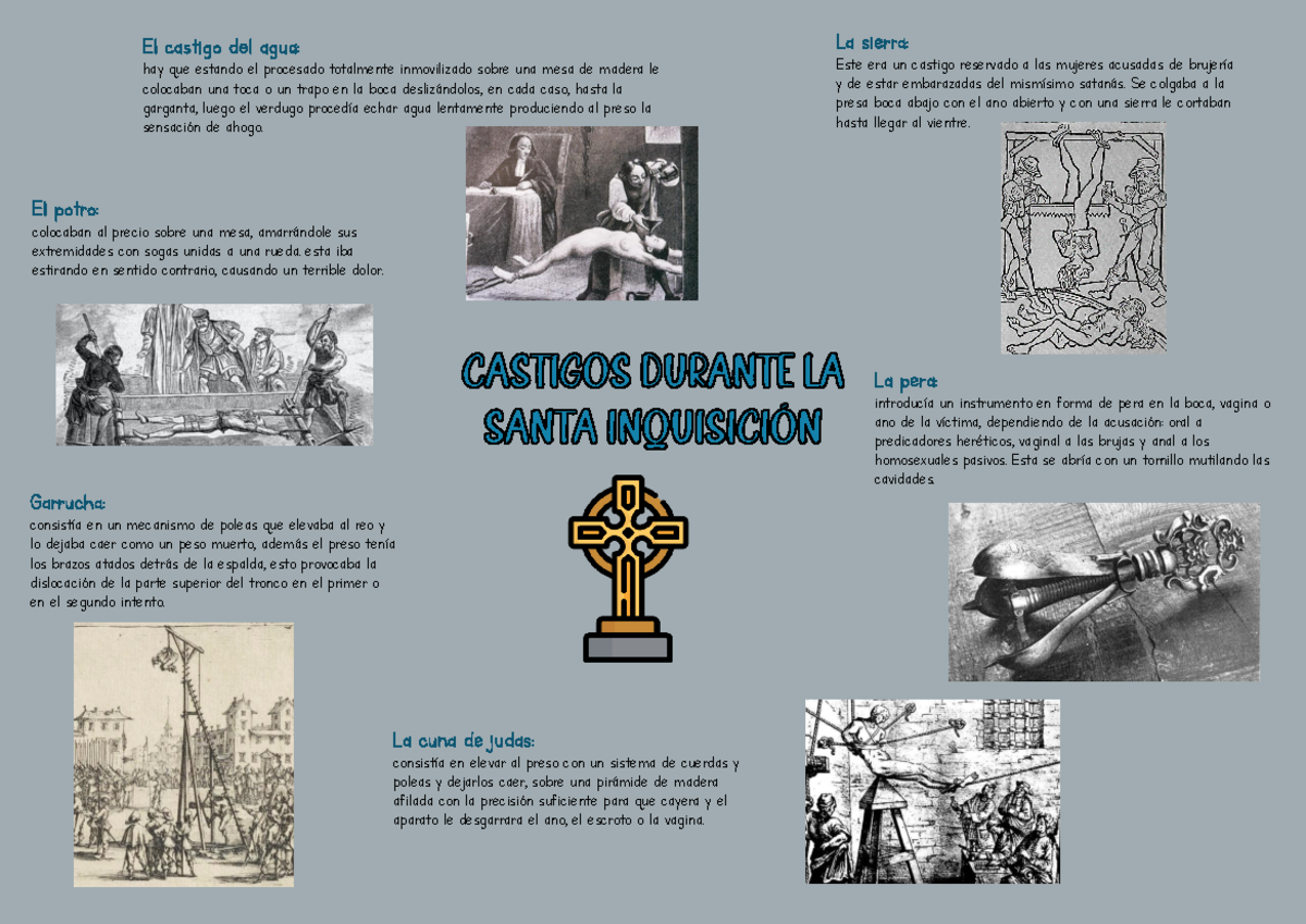 S.14 Castigos de la santa inquisicion - Garrucha: consistÌa en un ...
