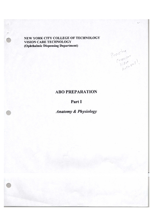 ABO Prep Part 3 Lens Form & Analysis - VCT 1101 - Studocu