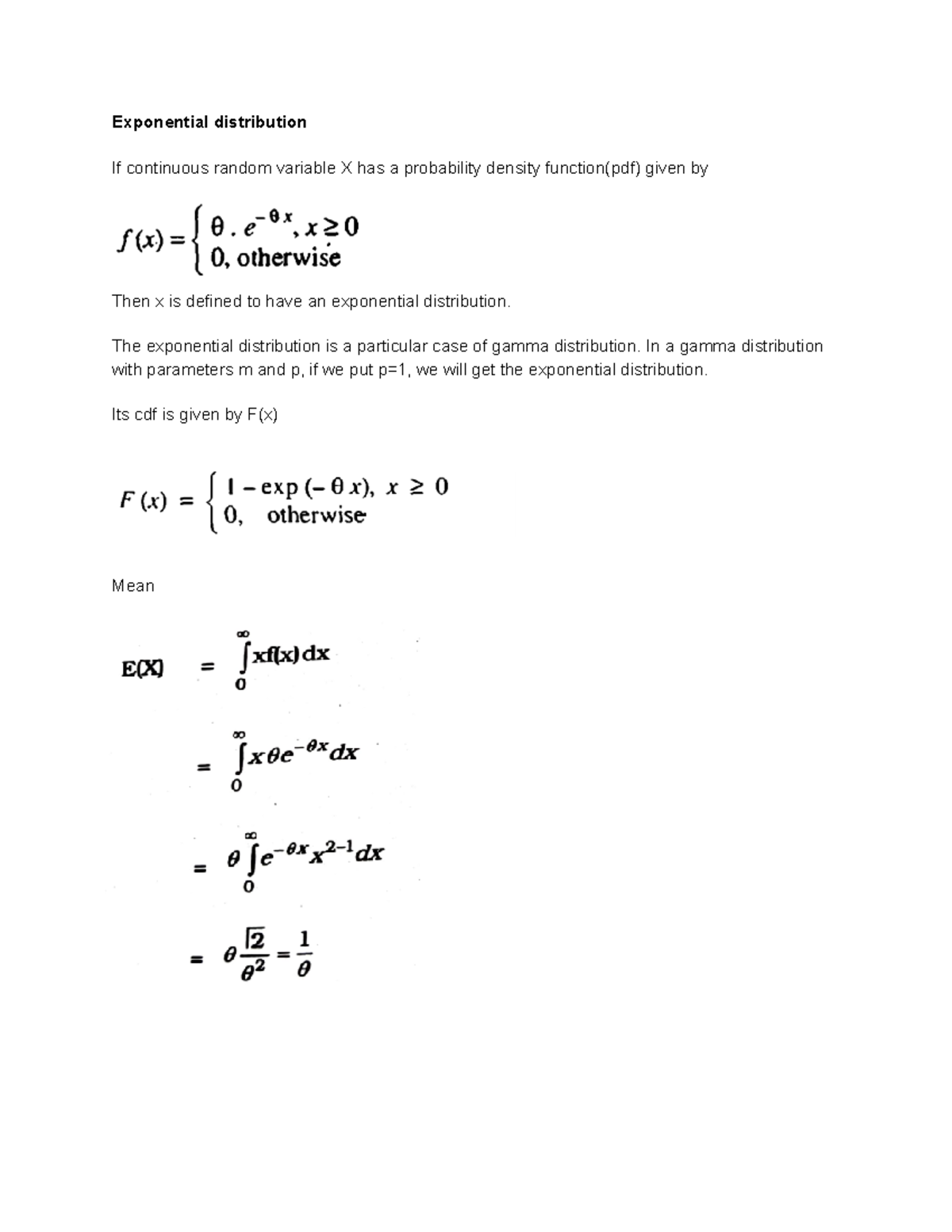 Exponential Distribution - The exponential distribution is a particular ...