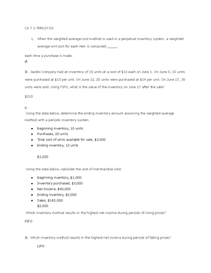 [Solved] Comprehensive Problem 2 Part 4 and 6 Note You must complete ...