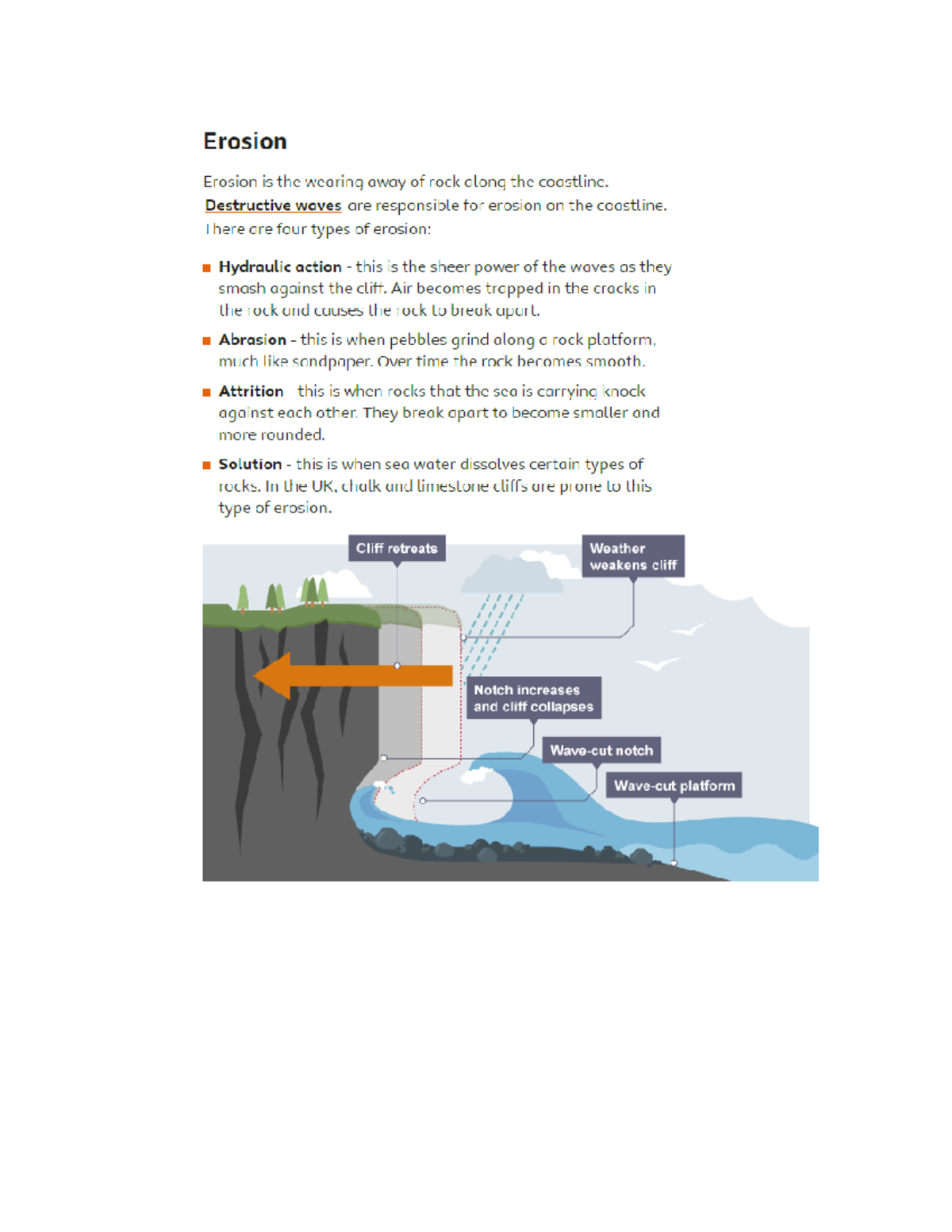 Gr 9 Week 4 Coastal Weathering and Landforms - jmg 200 - Studocu