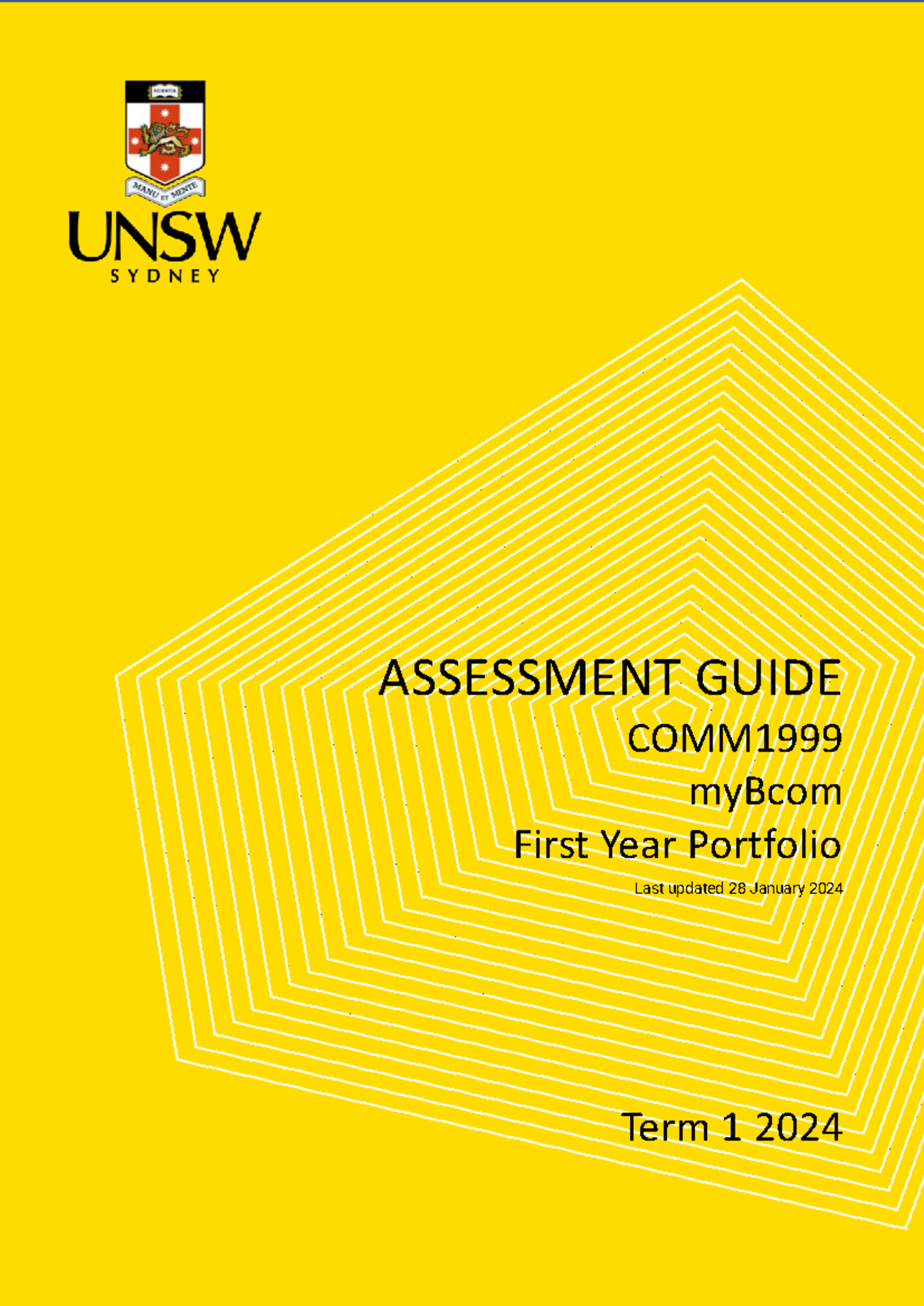 COMM1999 Assessment Guide T1 2024 V1 UNSW Business School COMM1999