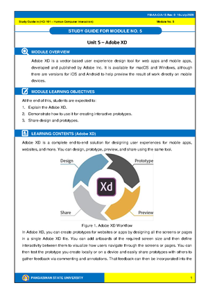 Module 2 - Study guide - Bachelor of Science in Information Technology ...