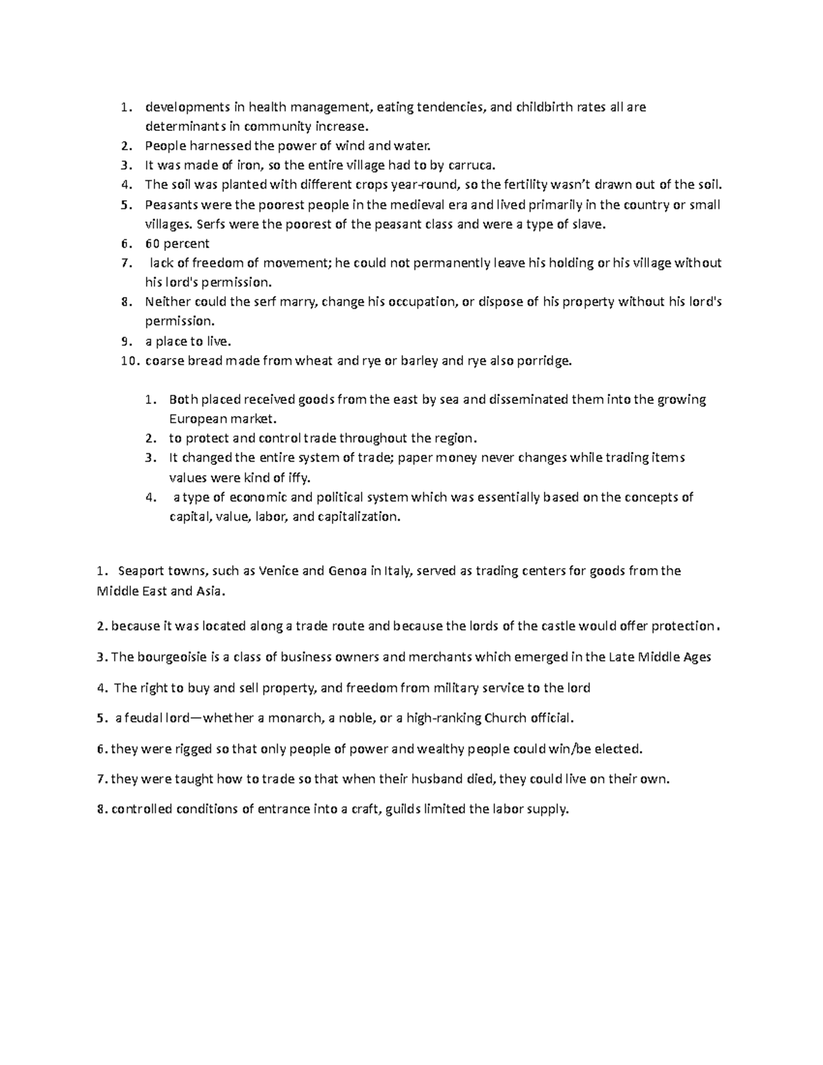 Chaapter 10, lesson 2 p - notes for history - developments in health ...