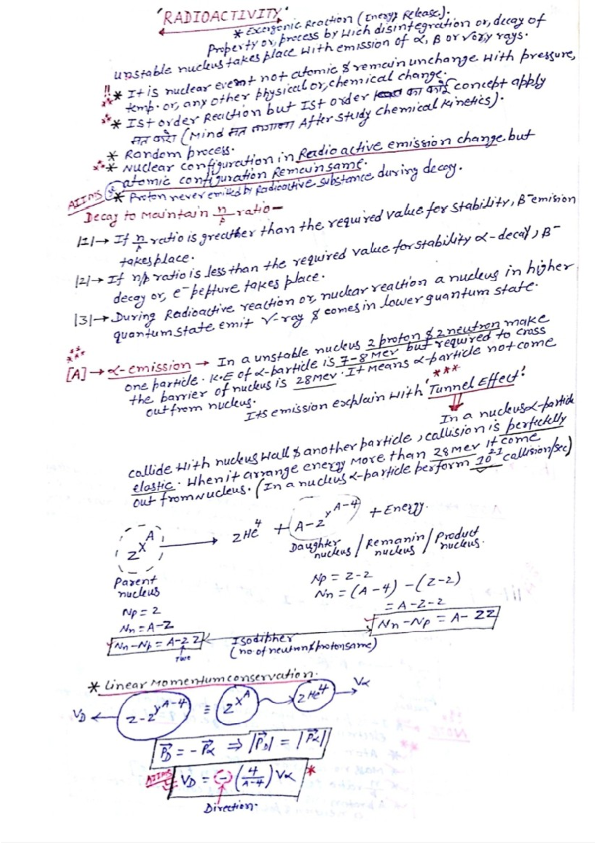Radioactivity - ABC class - Mathematical Physics - Studocu