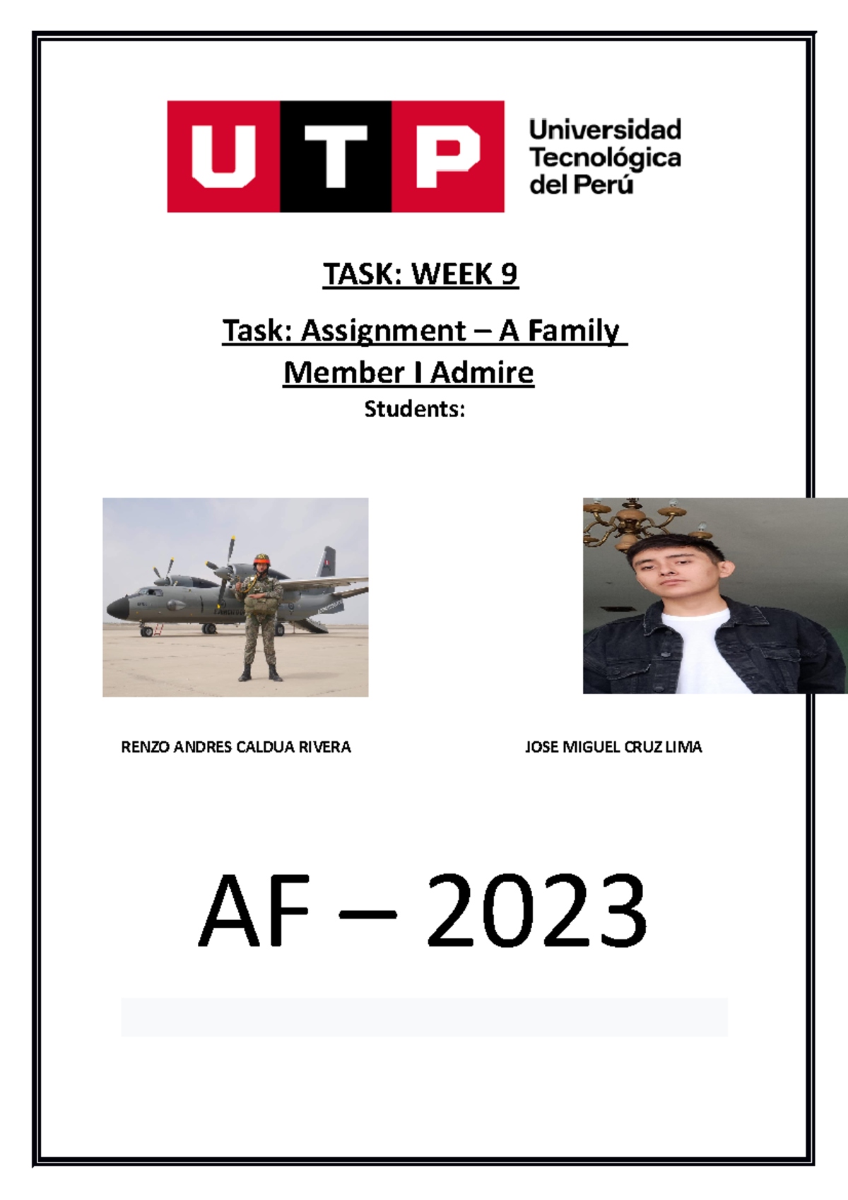 Task Assignment WEEK 9 - QUIZ - TASK: WEEK 9 Task: Assignment – A ...