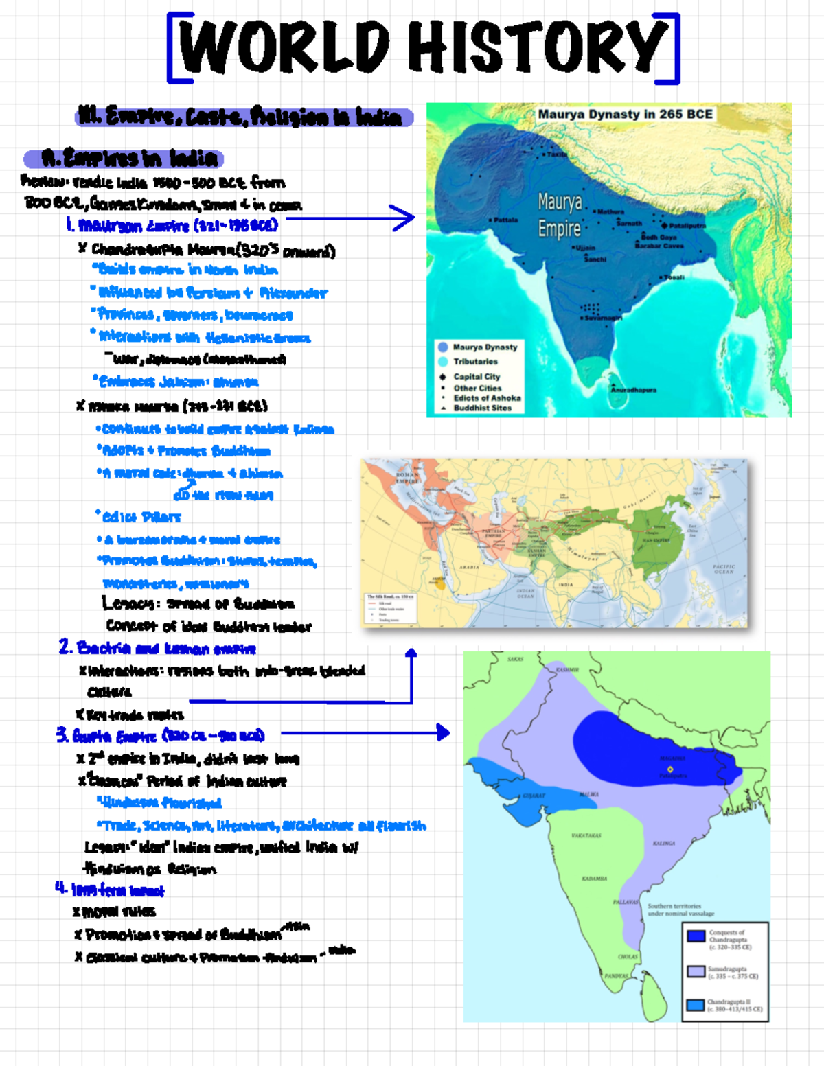 Class Notes Notes for World history up to 1500 - WORLD HISTORY III ...