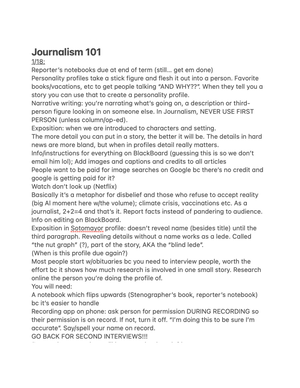 Journalism pdf notes - Introductionn - COM 160 - Studocu