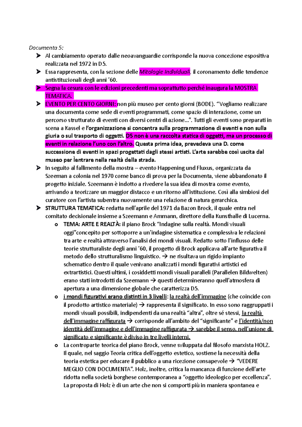 Documenta 5 - Documenta 5: Al cambiamento operato dalle neoavanguardie ...