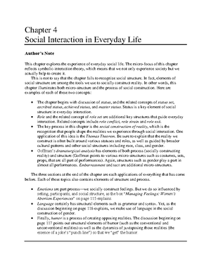 Chapter 1 - Chapter 1 Sociology: Perspective, Theory, and Method Author ...