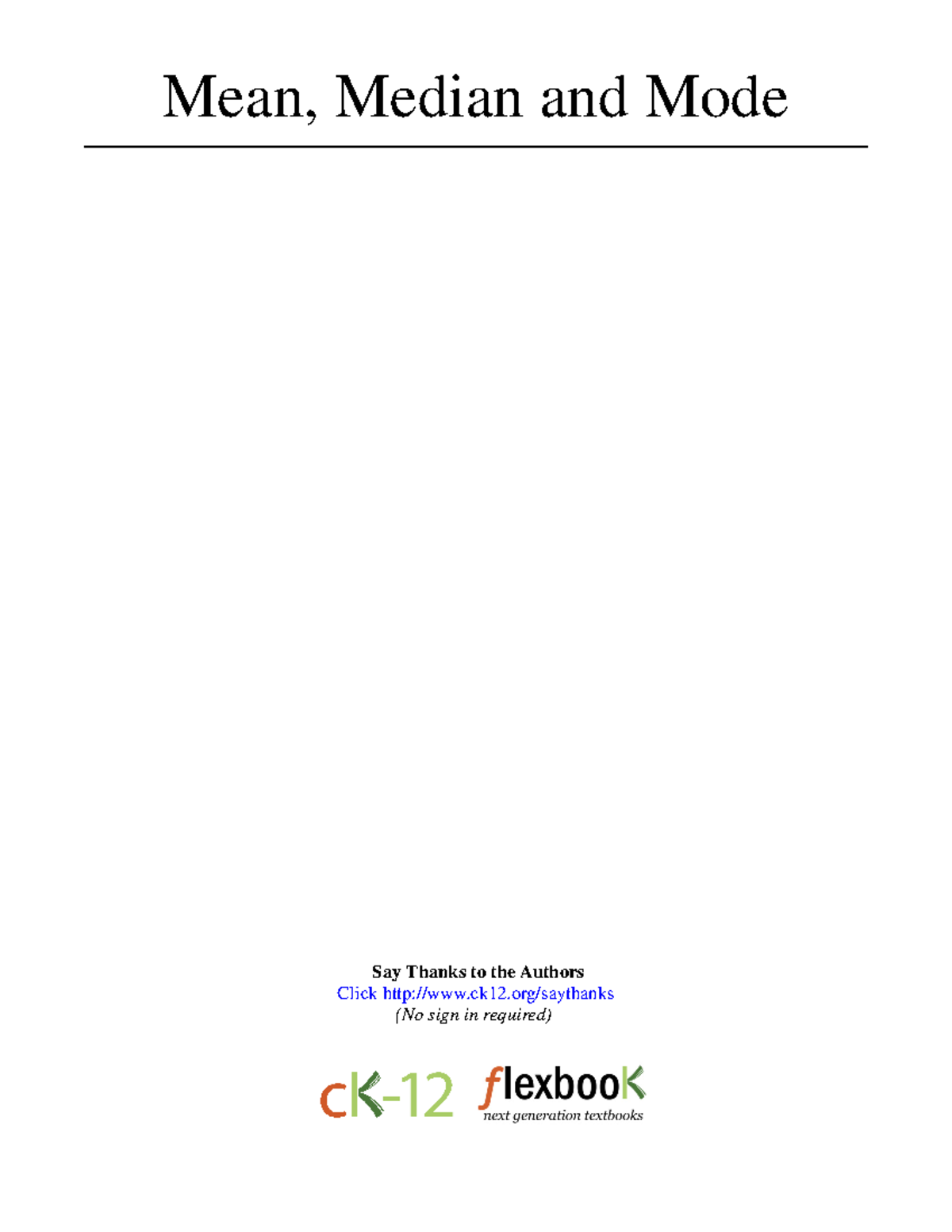1 8Mean Median Mode - basic Math notes and chapters - Mean, Median and ...