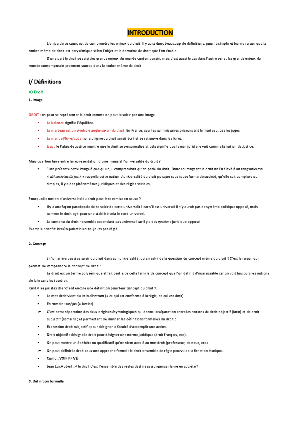 Dgemc 1 - INTRODUCTION L’enjeu de ce cours est de comprendre les enjeux du droit. Il y aura donc ...