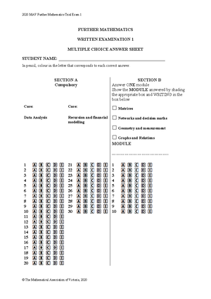 formula sheet for methods 2023 - MATHEMATICAL METHODS Written ...