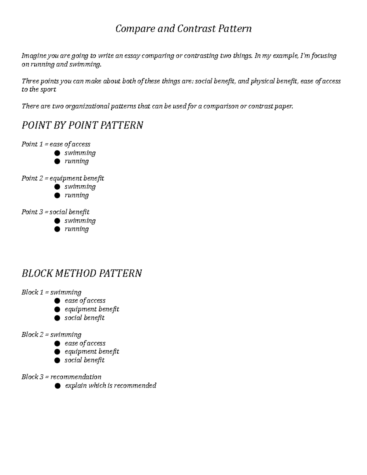 Compare and Contrast Pattern - Communication And Interculturality: The ...