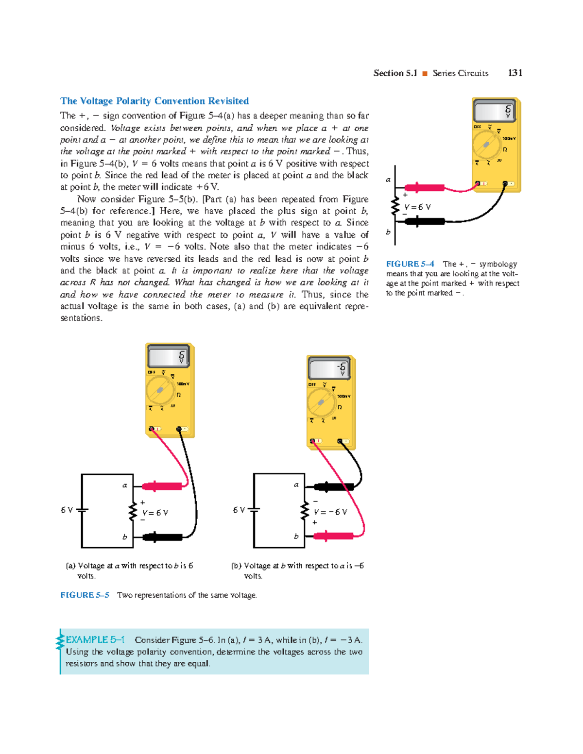 Circuit Analysis - The Voltage Polarity Convention Revisited The , sign ...
