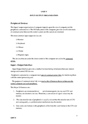 Computer Organization of Architecture (KCS-302) - AKTU - Studocu