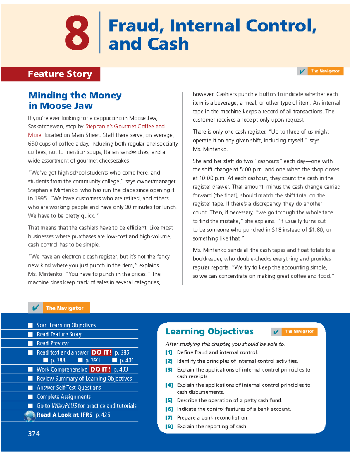 C08-Fraud, Internal Control, Cash - Learning Objectives After studying ...