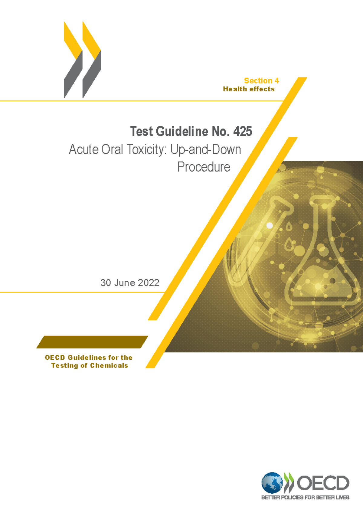 OECD - Msjsmsmjsms - Test Guideline No. 425 Acute Oral Toxicity: Up-and ...