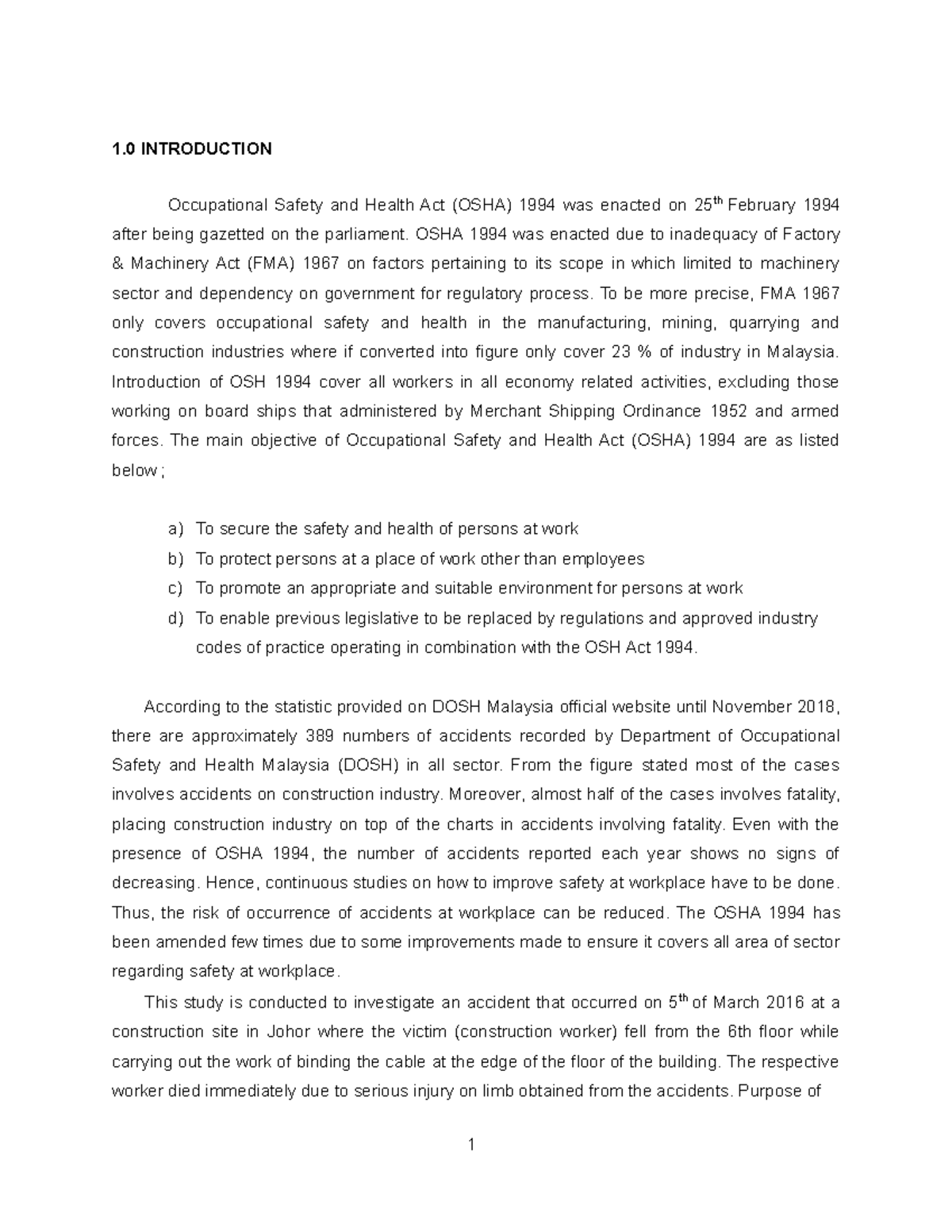 433871205 394776767 Report Osha Ui TM Converted - 1 1 INTRODUCTION ...