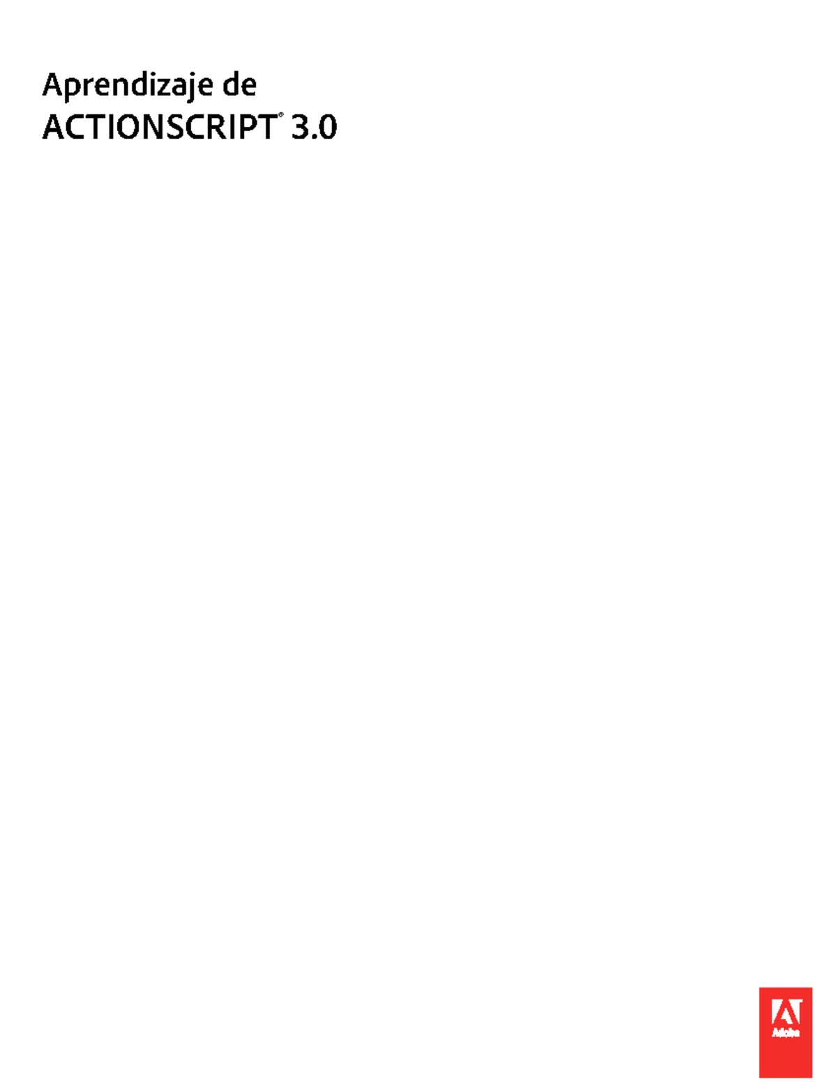 As3 learning - Jsjdjd - Aprendizaje de ACTIONSCRIPT ® 3. Avisos legales ...