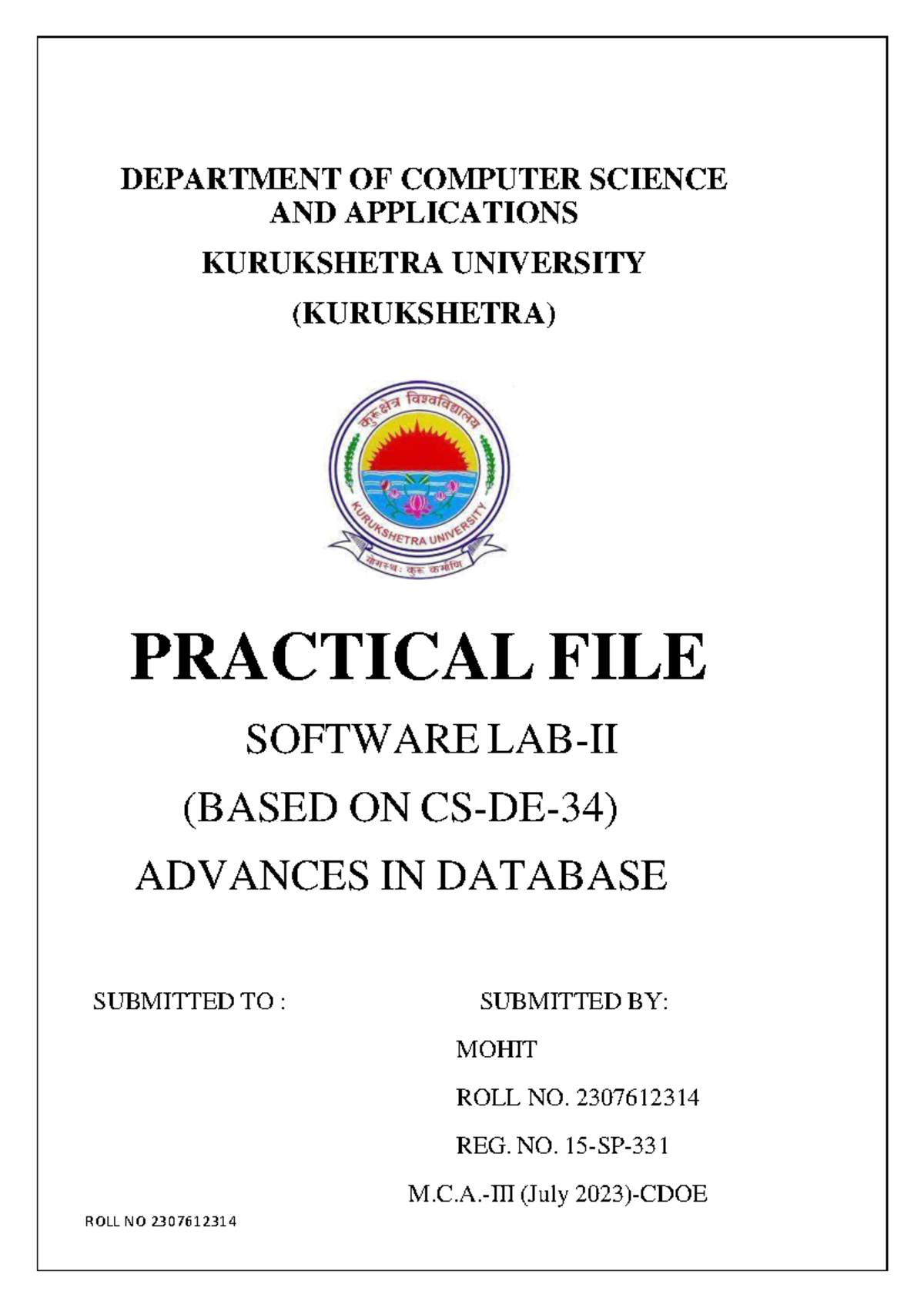 Mohit 34Computer file for practical work and html along with css and java script - DEPARTMENT OF ...