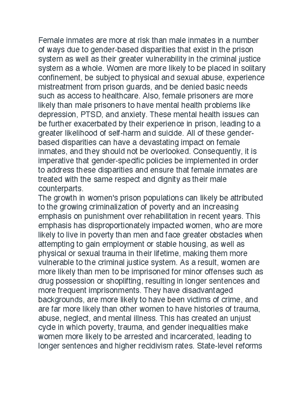 Discussion - Questions related to the book " Just Mercy " 1. Based on ...