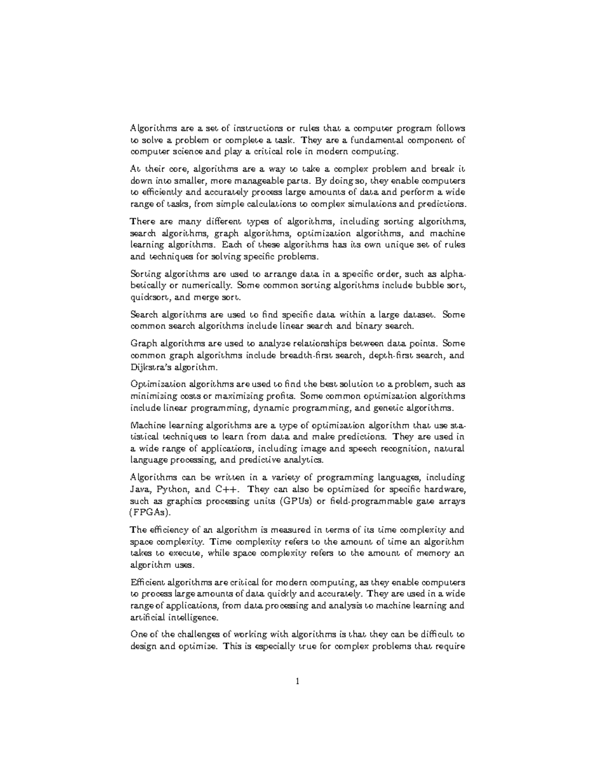 Algorithms Important Topic In Data Science Algorithms Are A Set Of 1416