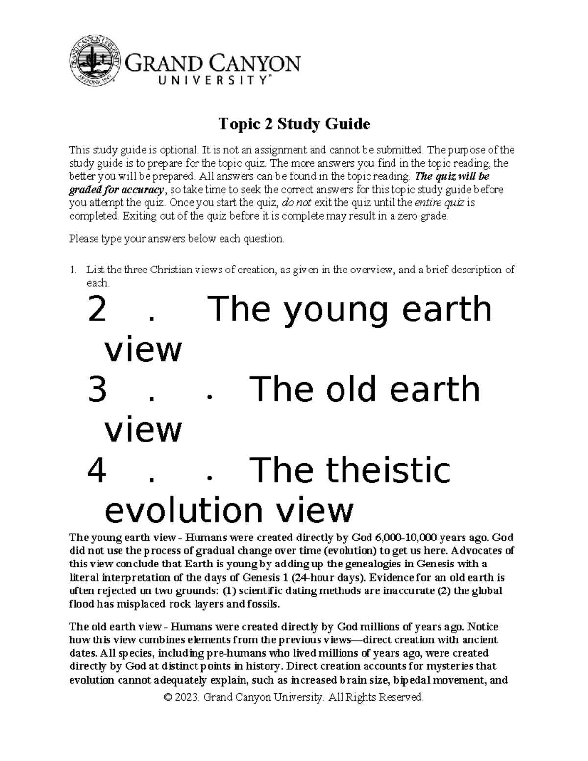 CWV 101 301 RS T2Study Guide Online - Topic 2 Study Guide This study guide is optional. It is ...