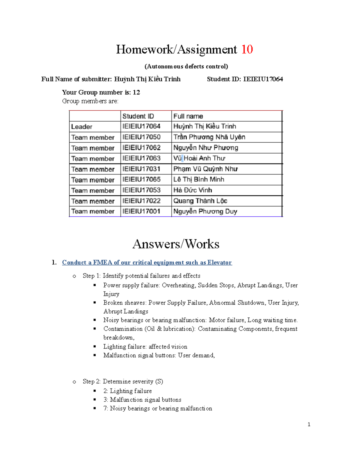 Lean HW10 G12 - Lean assignment - Homework/Assignment 10 (Autonomous defects control) Full Name ...