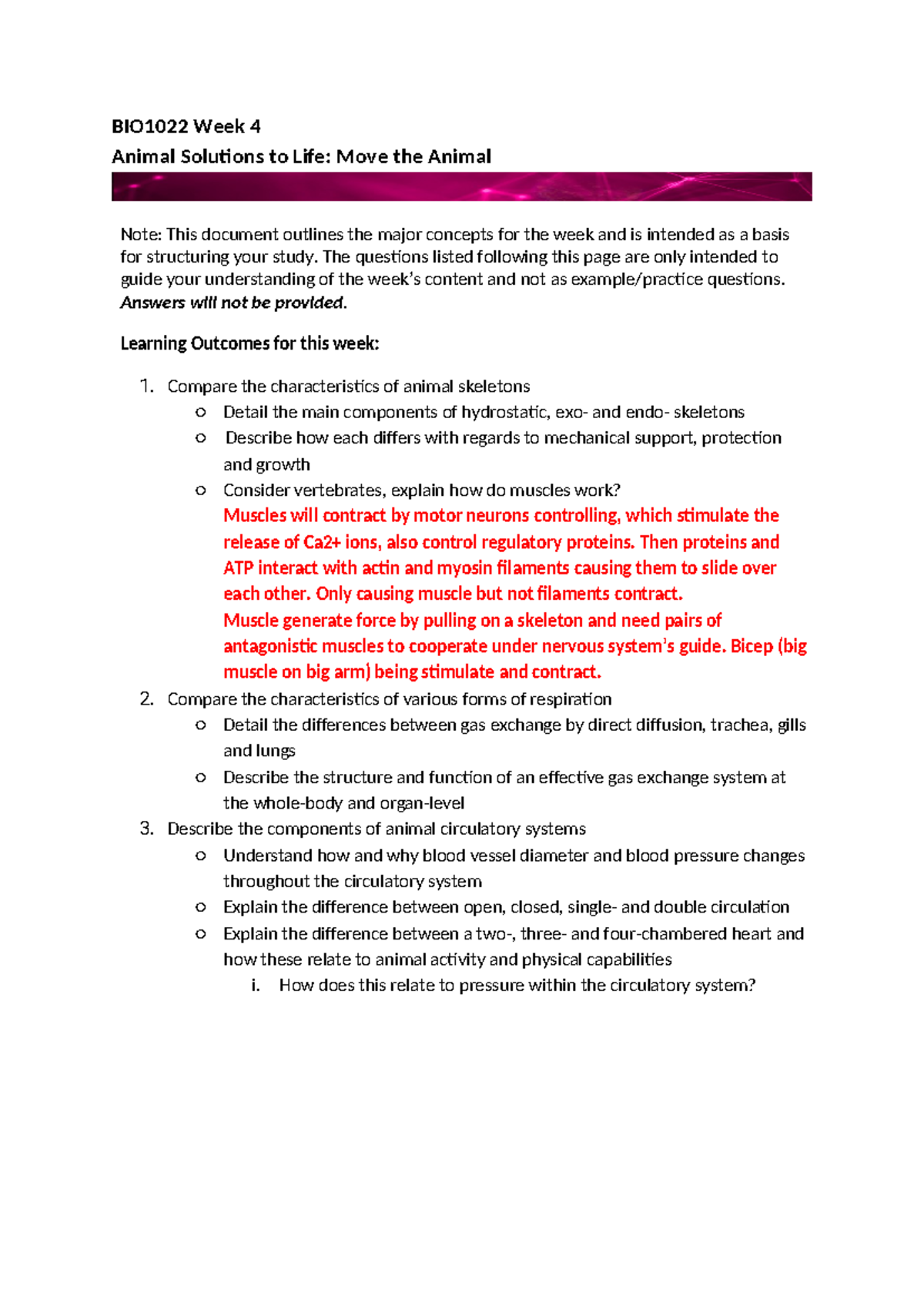 Week 4 Study Guide - The week 4 contents and extra notes taking on ...