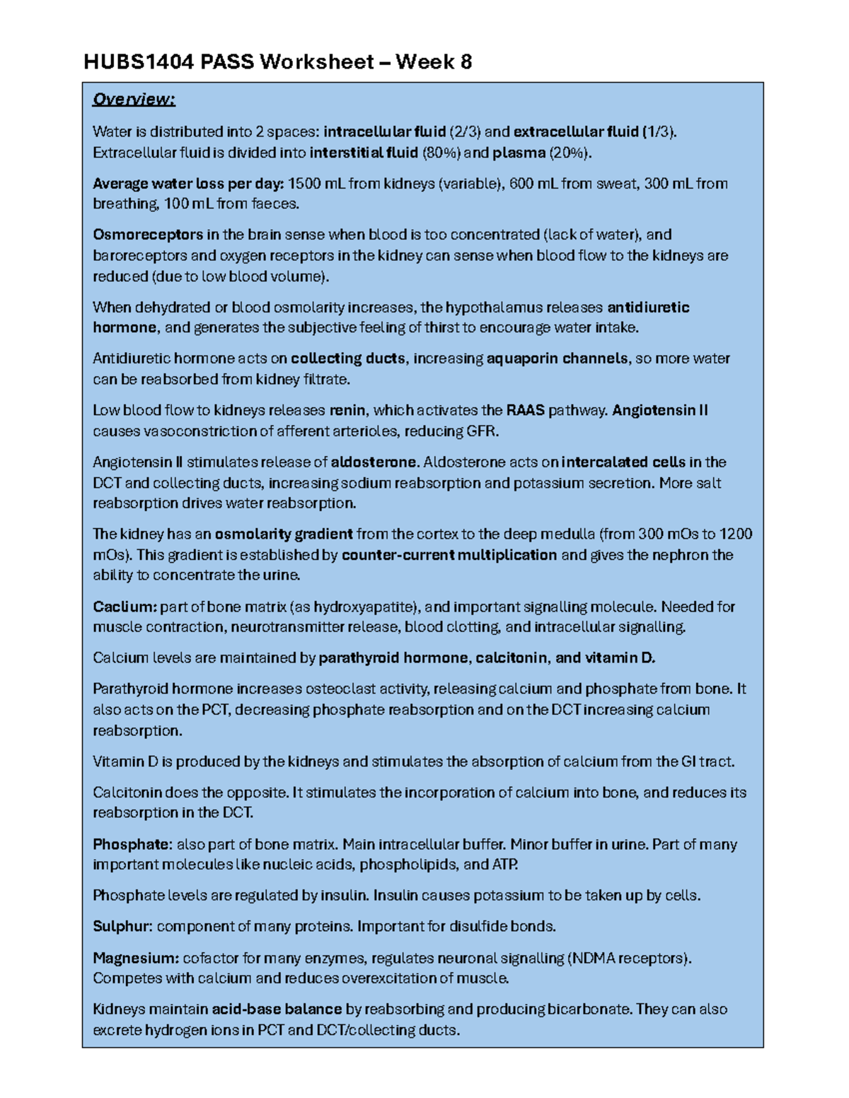 HUBS1404 PASS Worksheet Week 8-1 - HUBS1404 PASS Worksheet – Week 8 ...