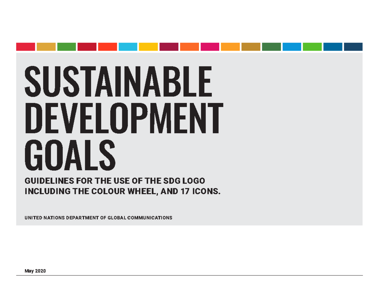 SDG Guidelines AUG 2019 Final - SUSTAINABLE DEVELOPMENT GOALS UNITED ...