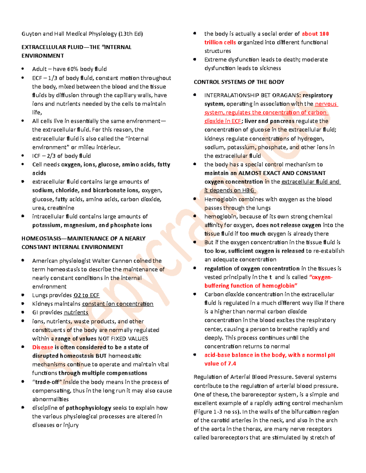 Fluid Physiology - HIGH YIELD - Guyton and Hall Medical Physiology ...
